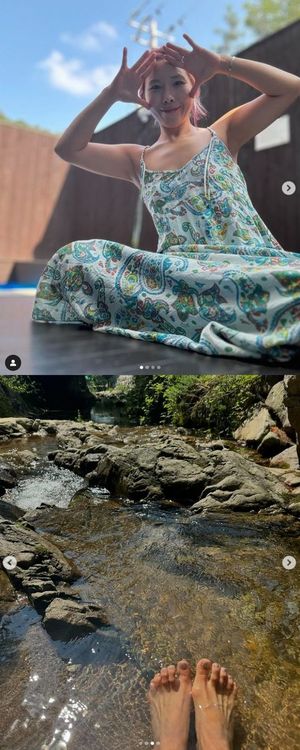 '-11kg' 신봉선, 볼살 쏙 빠졌네! 민소매 원피스도 자유롭게~ - OSEN