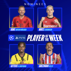 분데스리가에서만 3명! UCL 이주의 선수 후보 공개...케인·비르츠·기튼스·그리즈만 경쟁 [공식발표] - OSEN