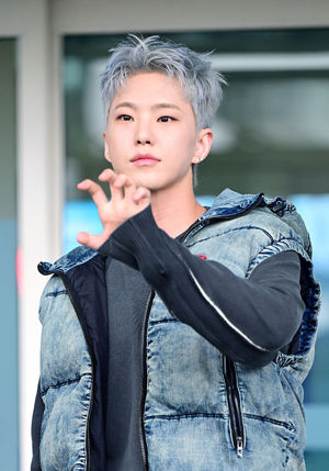 [사진]세븐틴 호시 출국, '시그니처 인사와 함께' - OSEN