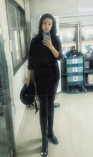 김옥빈, 60kg 역대급 몸무게? 언제 다 뺐나…늘씬한 기럭지로 "우직하게" - OSEN