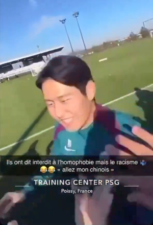 "컴온! 중국인!" 이강인, 또 '치노' 소리 들었다...PSG 팬이 인종차별→"혐오스러운 행동" - OSEN