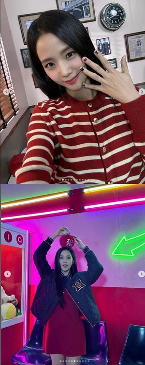 블랙핑크 지수, 생머리 하니까 데뷔 초 얼굴 보여 [★SHOT!] - OSEN