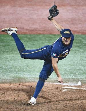 [사진] 역투하는 팀 LMB 파우스토 에르난데스 - OSEN