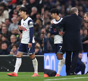 "건강해 보인 SON, 이겨야 하는 경기에서 빼다니" 의아했던 교체 타이밍... 손흥민도 '강한 불만' - OSEN