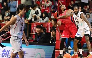 허훈의 극대노 광고판 '발길질', '일촉즉발' 신경전까지..치열했던 정관장-KT의 한점차 경기 [김성락의 Knock] - OSEN