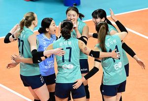 [사진]GS 칼텍스,'좋았어 득점성공' - OSEN