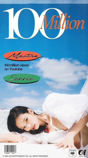 제니, 역시 빛이 나는 솔로…'Mantra' MV 1억뷰 돌파 - OSEN