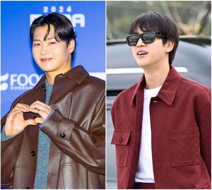 미남끼리 잘 노네..BTS 진, 오상욱 비난에 월드와이드 사자후(핸썸가이즈) - OSEN