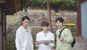 BTS 진, 이런 사람이었어?..금메달 오상욱도 두손 두발 퀴친자였다(핸썸가이즈) - OSEN