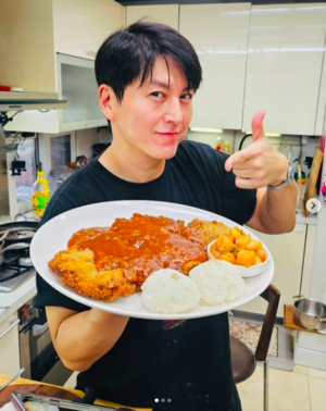 ♥박하선, 2kg 찔만하네..류수영, ‘평생 필살기’ 직접 만든 왕돈가스 자랑 - OSEN