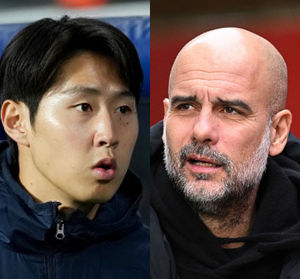 '강인아 열심히 하지마' 펩의 절규 들린다... UCL 탈락 위기 맨시티, PSG 넘어야 산다 - OSEN