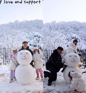 엘사 다녀갈 대저택..JYP 박진영, ♥9세 연하 아내·두 딸 깜짝 공개 [★SHOT!] - OSEN