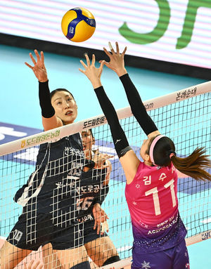 [사진] 배유나, 내가 빨랐어 - OSEN