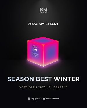 지드래곤·영탁·스키즈 등...KM차트, '2024 시즌베스트 윈터' 후보 명단 공개 - OSEN