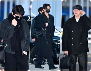 검은 의상-리본, 여객기 참사 추모에 동참한 아이돌[지형준의 Behind] - OSEN