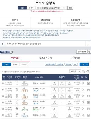 [토토 투데이] ‘사우샘프턴 승리 시 7.80배’…프로토 승부식 7회차, EPL 맨유-사우샘프턴전 대상 경기 마감 임박 - OSEN