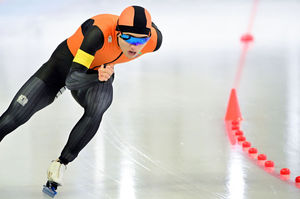 [사진]1500M 질주하는 정재원 - OSEN