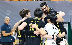 [사진]KB손해보험, '승리가 보인다' - OSEN