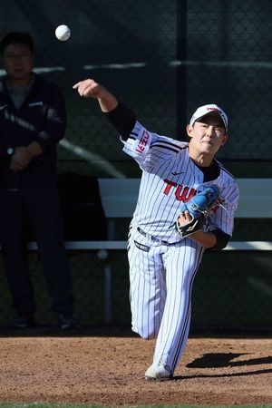 ‘156km’ 차명석 단장 혈압과 같은 숫자, 1R 신인의 꿈은 크다 “160km와 영구결번” - OSEN