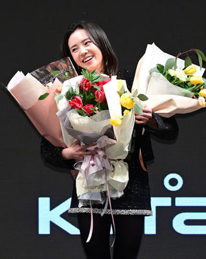 [사진]KTTA 어워즈 2025, 은퇴식 갖는 전지희 - OSEN