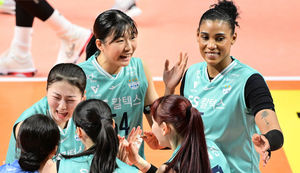 [사진]기뻐하는 GS칼텍스 - OSEN