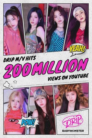베이비몬스터 'DRIP' 글로벌 롱런 인기…MV 2억뷰 돌파 - OSEN