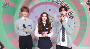 김규빈·도훈·에이나, '음중' 새MC "많이 떨려..성장하는 모습 지켜봐달라" - OSEN