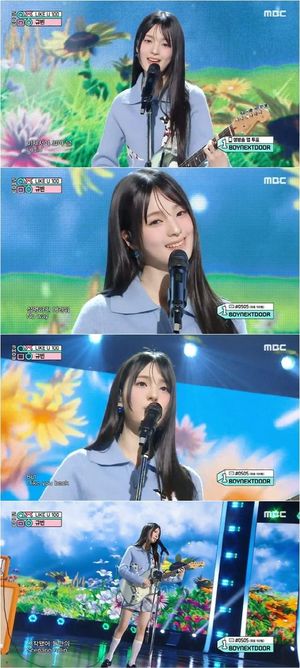 ‘LIKE U 100’ 규빈, 청량 록스타 됐다 (‘음중’) - OSEN