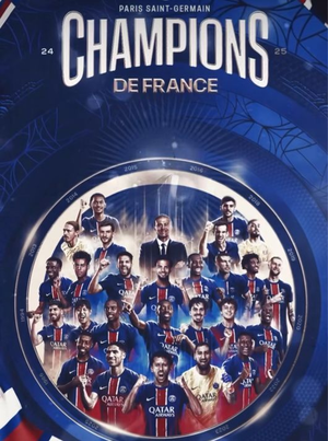 'LEE 얼굴도 박제' PSG, 리그1 우승 축포 쐈다... 파리지앵 이강인, 벌써 트로피 5개 - OSEN