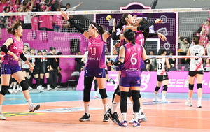 [사진]흥국생명 V5 달성 순간 - OSEN