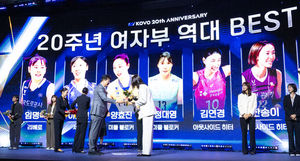 [사진]V리그 20주년 여자부 역대 베스트7 - OSEN