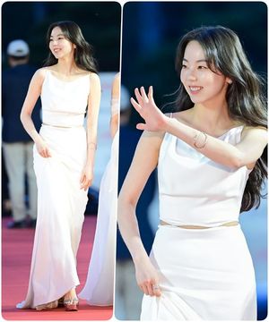 "마치 한 편의 영화 속 장면처럼 우아" 안소희, 절제미 속 돋보이는 순백의 아우라[지형준의 Behind] - OSEN