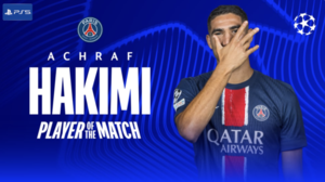 [공식발표] '공격수 같은 슈팅 마무리' 하키미, 아스날전 2-1 승리 POTM 선정..."탄탄한 경기력" - OSEN