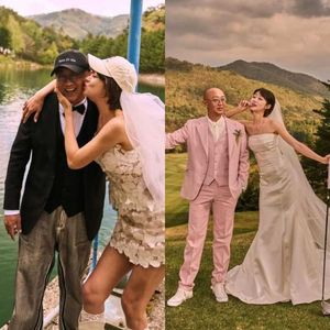 "사이비→전처 한집살이?" 최여진, 악성루머 딛고 화려한 '웨딩화보' 공개 (Oh!쎈 이슈) - OSEN