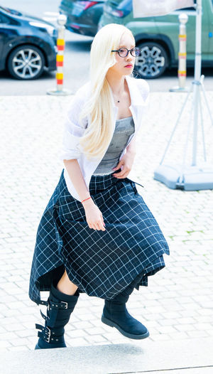 [사진]아이들(i-dle) 우기,'남다른 패션감각' - OSEN