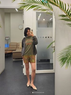 한혜연, 46kg 되더니 과감한 핫팬츠..이젠 모델해도 되겠네 - OSEN