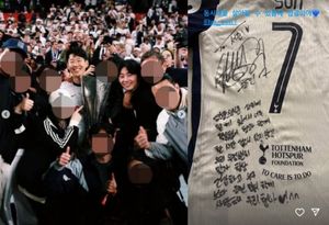 박서준, 손흥민 러브레터 공개.."영광스러운 자리에 함께 해 행복" - OSEN