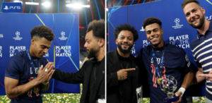 "말이 안 나와요..! 죄송합니다" 2골 1도움 POTM 두에, 만 19세에 호날두-베일과 어깨 나란히..."유럽 축구의 역사를 새로 썼다" - OSEN