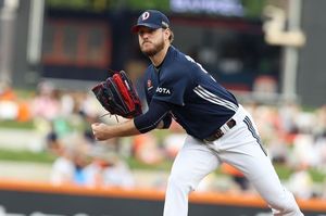 ML 28승 위용 되찾았다, 5회까지 노히터라니…콜어빈 1군 말소 효과인가, 성공적 복귀 - OSEN