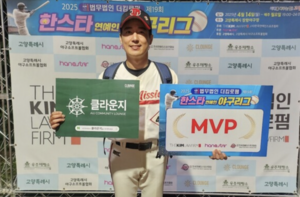 프로야구 단 한 차례뿐인 대기록, 연예인야구에서 나왔다…배우 김승회, 4G 연속 완투승 - OSEN