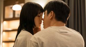 "입술 사이 10cm" 박보영x박진영, 연인으로 함께 시간 보낸다 ('미지의 서울') - OSEN