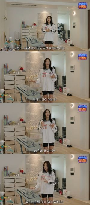 ‘이규혁♥’ 손담비, '100일 앞둔 딸' 육아 고충 토로 “밥 먹을 시간도 부족해”(담비손)[순간포착] - OSEN