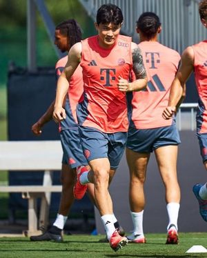 "반가워 민재!" 김민재가 돌아왔다... 클럽WC 참가 뮌헨 김민재 복귀 알림 - OSEN