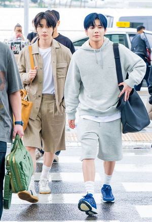 [사진]TXT 범규-태현,'훈훈' - OSEN