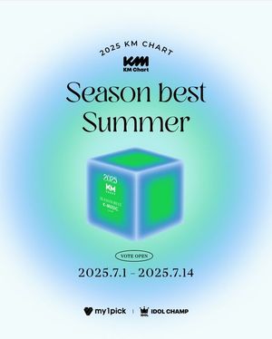지드래곤-세븐틴-영탁-TXT 등...KM차트, '2025 시즌베스트 서머' 후보 공개 - OSEN