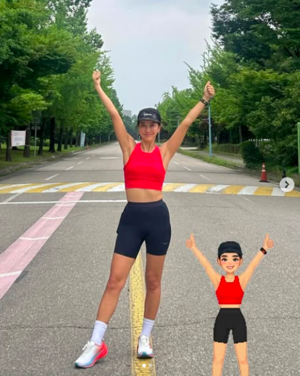 ‘체지방 8kg’ 진서연, 자기관리 끝판왕..새벽 러닝 속 ‘탄탄 몸매’ 과시 - OSEN