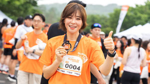 최강희, 40kg대 진입 얼마 안 남았다…6km 마라톤에 팔뚝살 관리 ('나도최강희') - OSEN