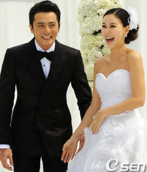 '장동건♥' 고소영, 혼전임신 당시 드레스 자태 재소환..세기의 ★커플ing - OSEN