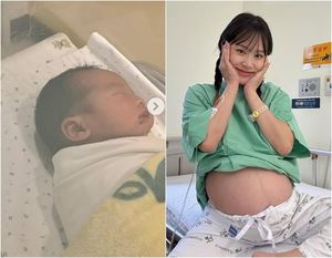 16kg 쪘다는 헤이지니, '슈돌' 보다 먼저 공개했다..생후 이틀 된 둘째 꼬물이[종합] - OSEN