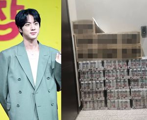 "이것이 BTS 클래스" 진, 기안84에 통큰 선물..현관 앞 꽉 채운 박스 '눈길' - OSEN